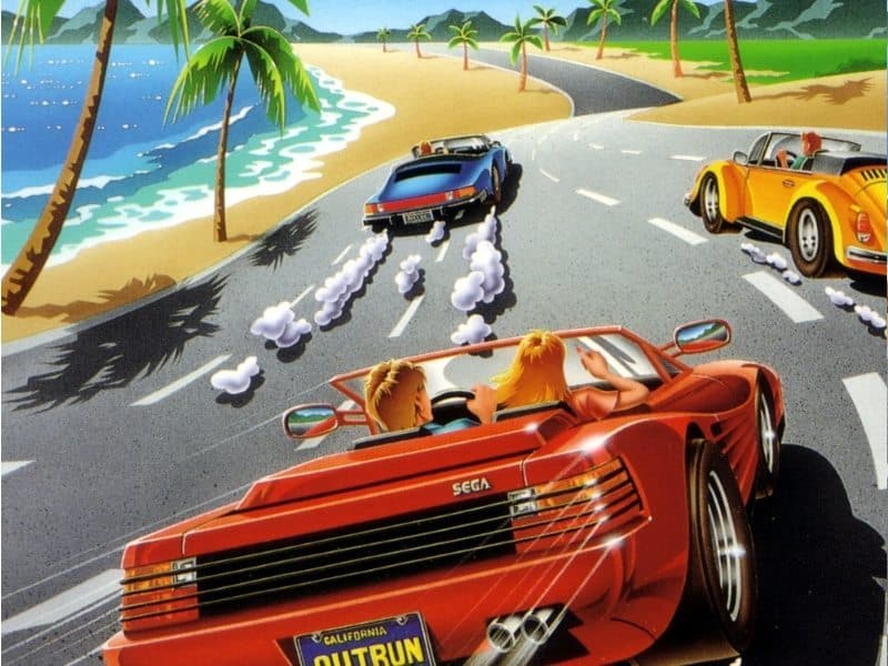 OutRun (1986) Arcade Retro Review | Retroheadz.com